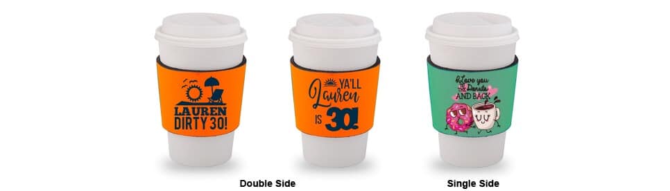 Neoprene Coffee Sleeve Coolie - Customize It | 100% American Made Neoprene Coffee Sleeve Coolie - Customize It | 100% American Made