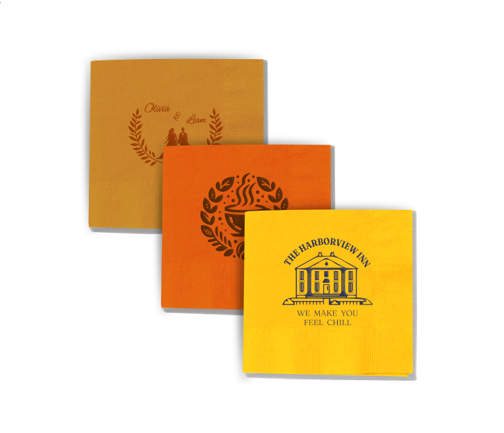 Custom Colored Napkins | 20+ different colors - 100% USA Made